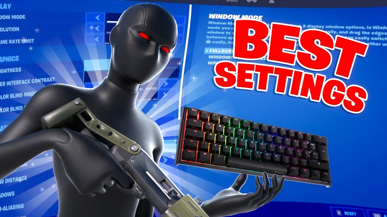 HIM 👑 + THE *BEST* Keyboard + Mouse Settings + Sensitivity (PC FORTNITE ...