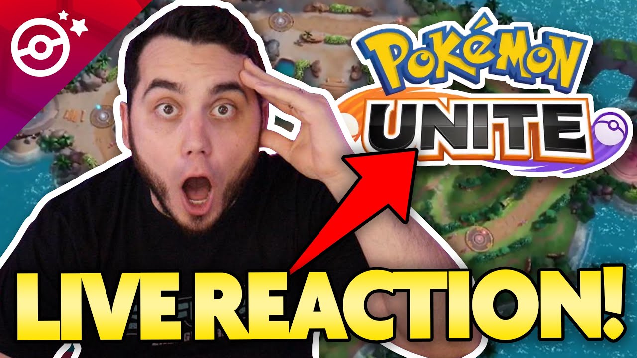 POKEMON UNITE REACTION VIDEO! New Pokemon MOBA Live Reaction! - YouTube