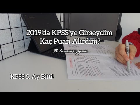 2019 KPSS'ye Girseydim Atanır mıydım? 🤔 | İlk Deneme Sonucum ve 5. Ay Analizi