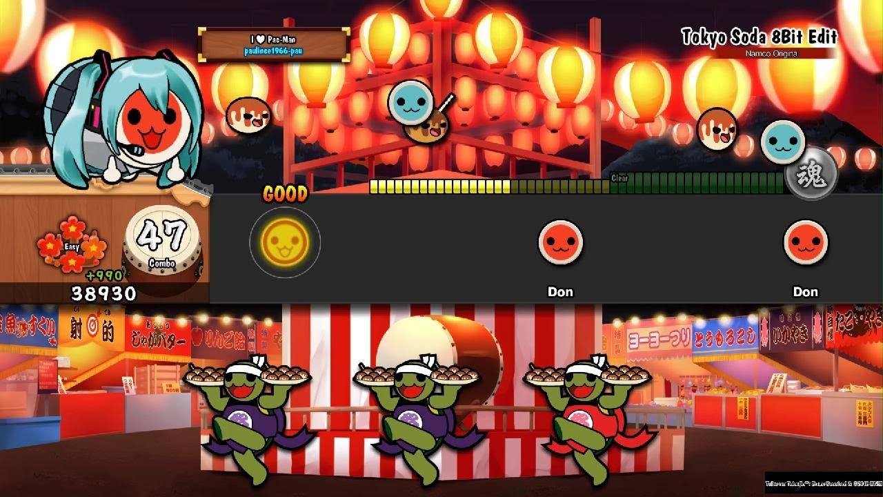 Taiko no Tatsujin: Drum Session New Song: Tokyo Soda 8 Bit Edit By Hige ...