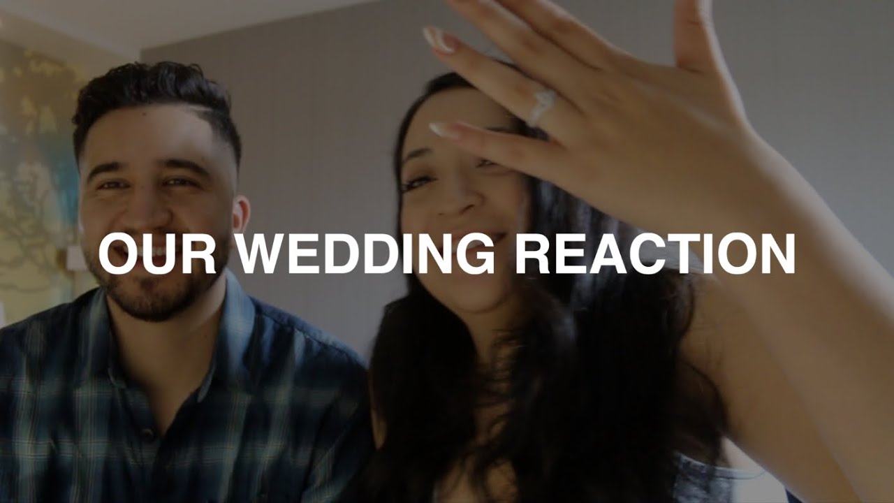 OUR WEDDING REACTION — VLOG 015 - YouTube
