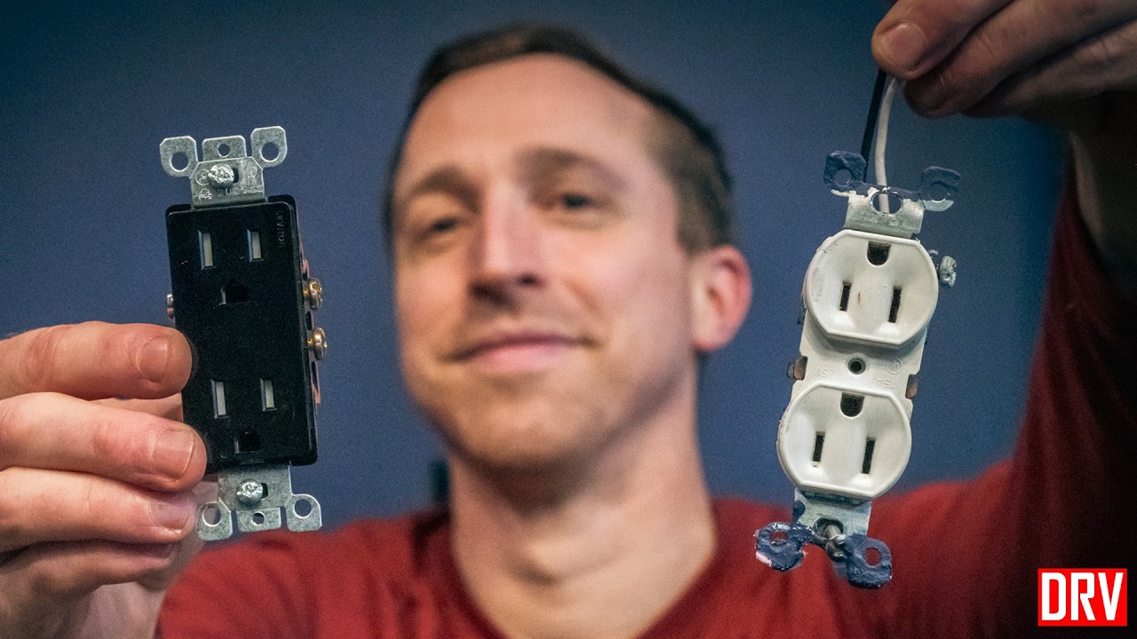 DIY Electrical Outlet Swap - No Electrician Needed - YouTube