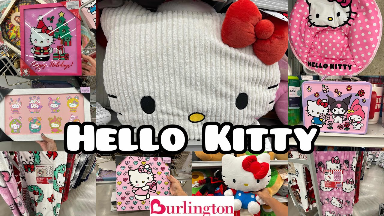 ️ HELLO KITTY at BURLINGTON 🤍 Hello Kitty Lovers Shop With Me! ️ - YouTube