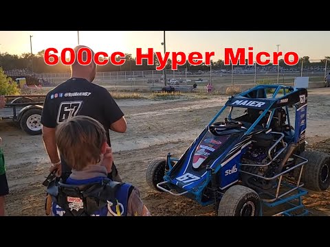 Hyper 600cc Micro at Middleford Speedway - YouTube