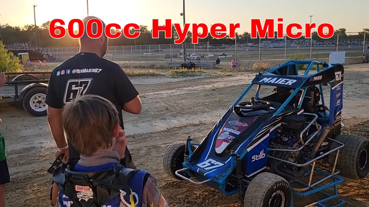 Hyper 600cc Micro at Middleford Speedway - YouTube