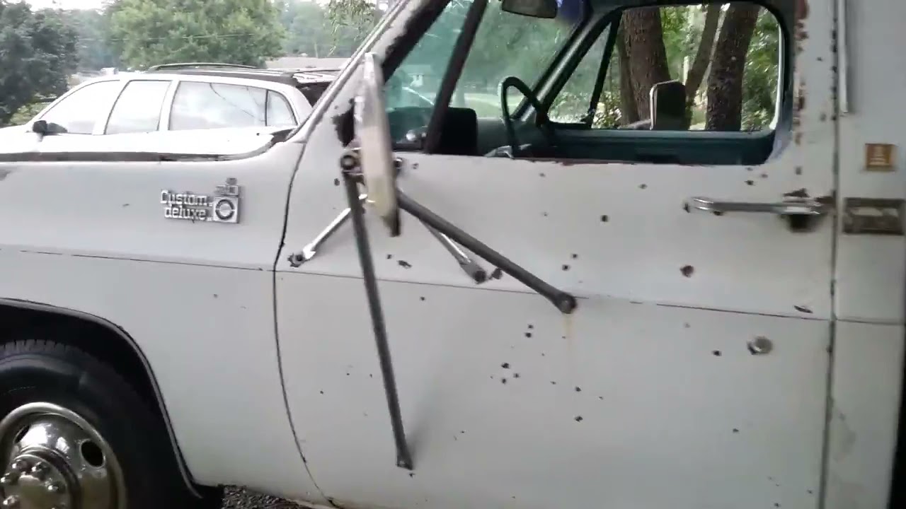 77 chevy C30 flatbed dually 350 sm465(2) - YouTube