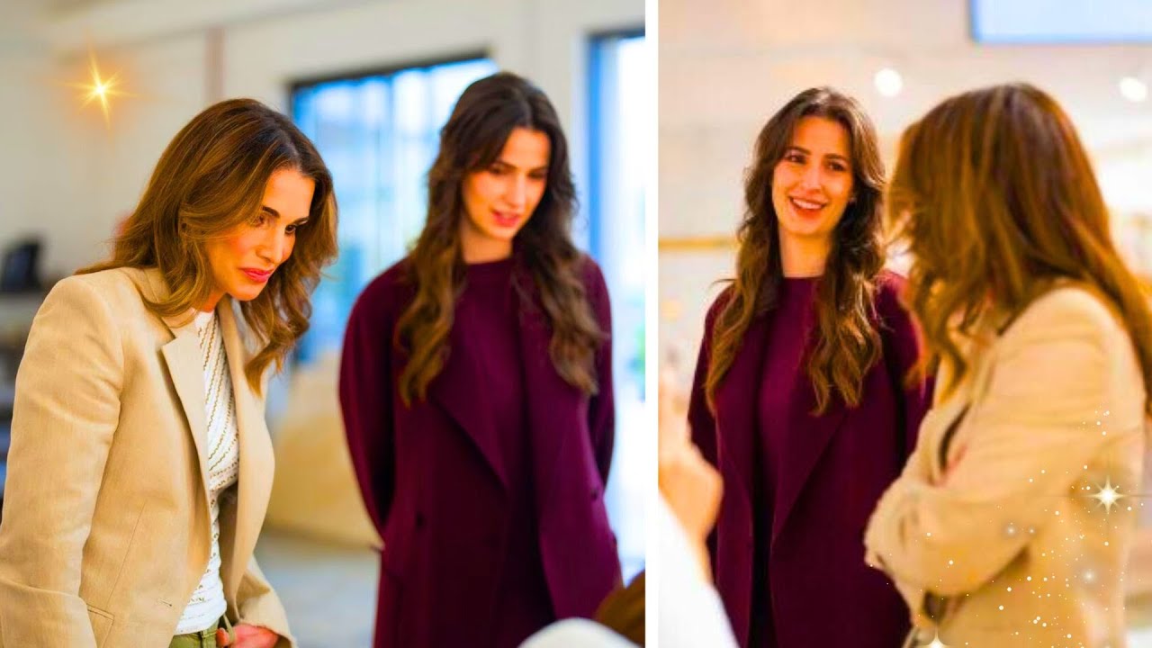 Princess Rajwa’s First Big Engagement with Queen Rania Will Melt Your ...