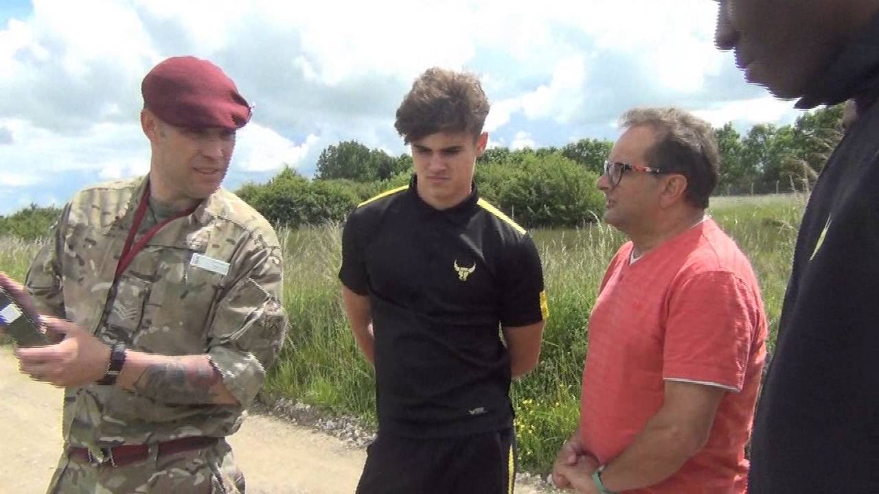 Oxford United visit Bicester Garrison - YouTube