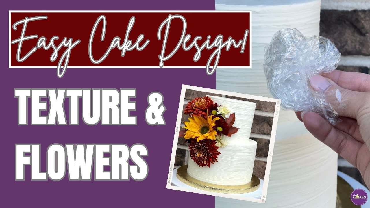 New Easy Trick For Cake Decorating With Food Wrap! - YouTube