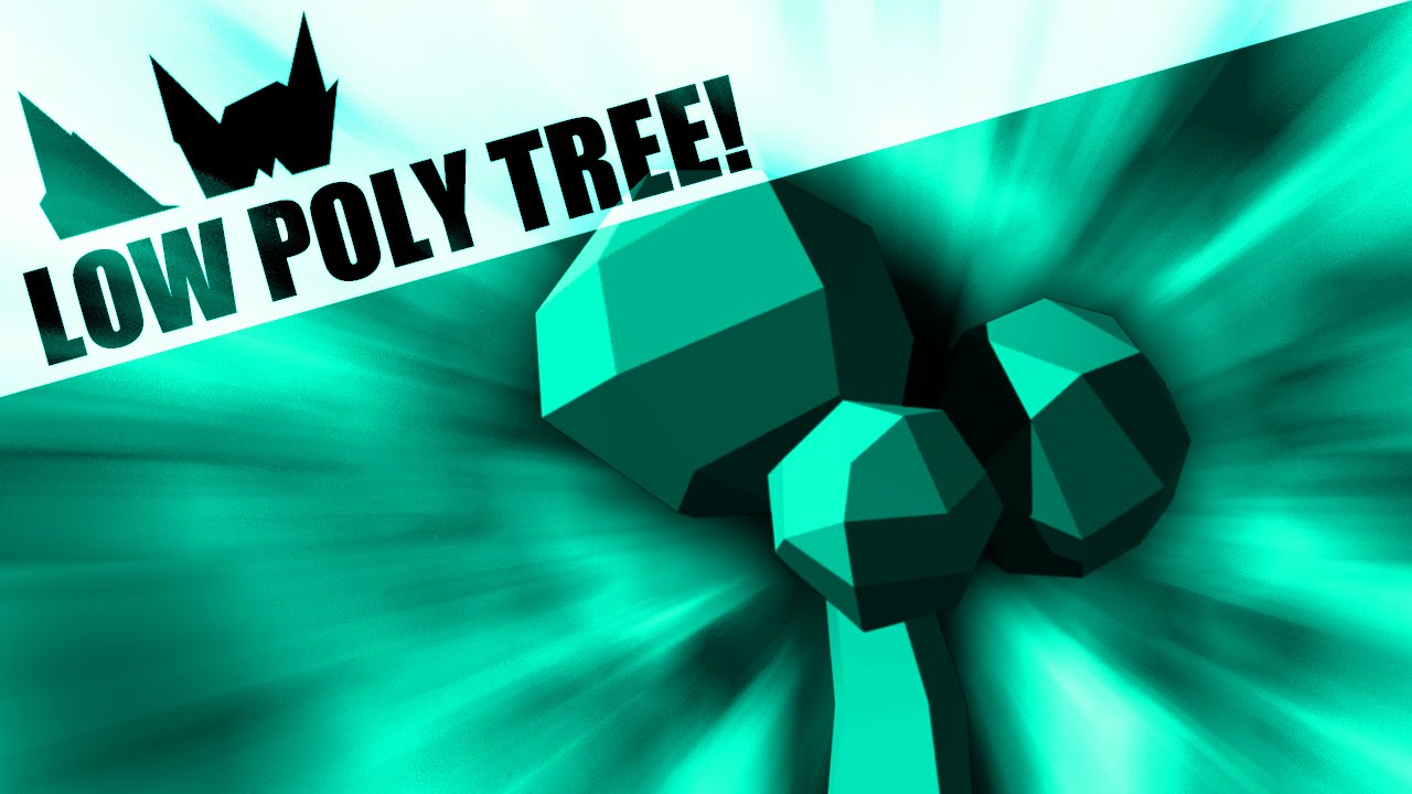 Low Poly Tree | Quick Maya Tutorial - YouTube