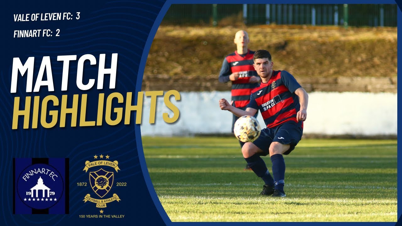 Vale of Leven fc vs Finnart fc 9/12/2023 - YouTube