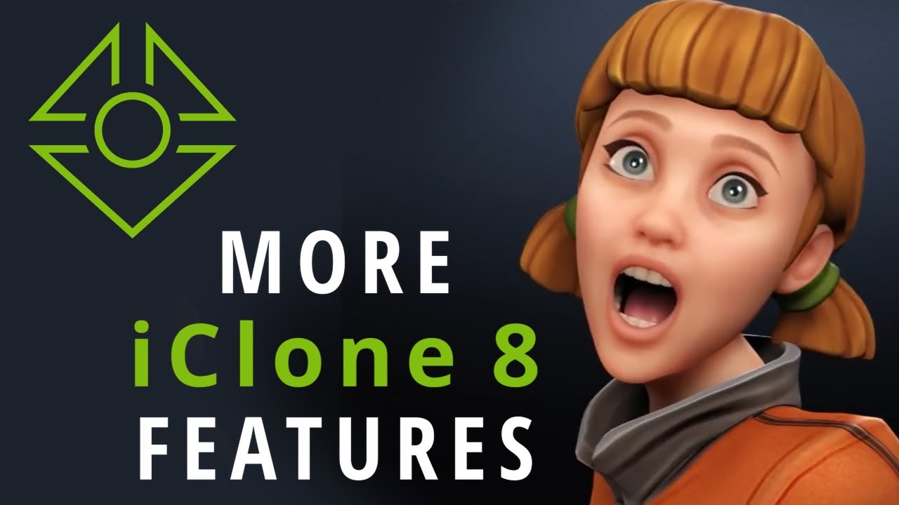 Even MORE upcoming iClone 8 features (Spring 2022 release) - YouTube