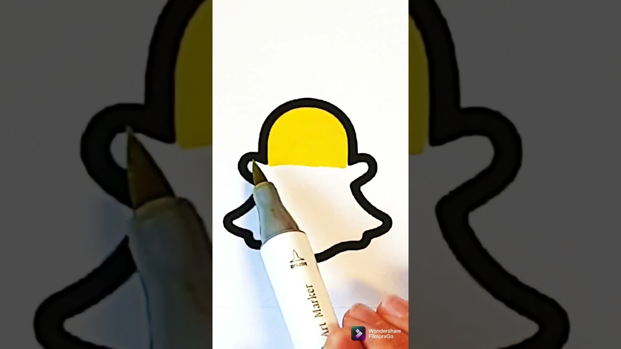 Colouring Snapchat #shorts - YouTube