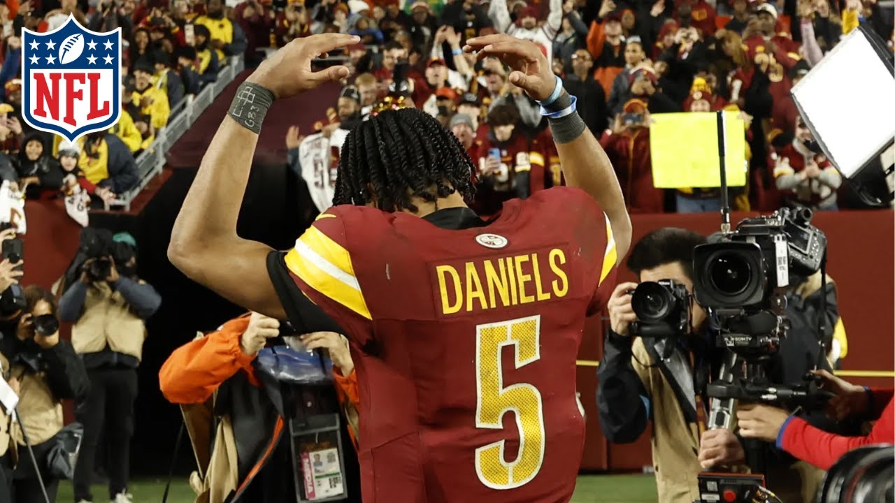 Commanders Clinched Playoffs; Daniels Shines - YouTube