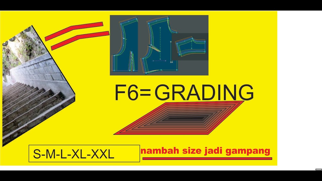 grading pola cepat lectra#tutorial pattern garment lectra # grading ...