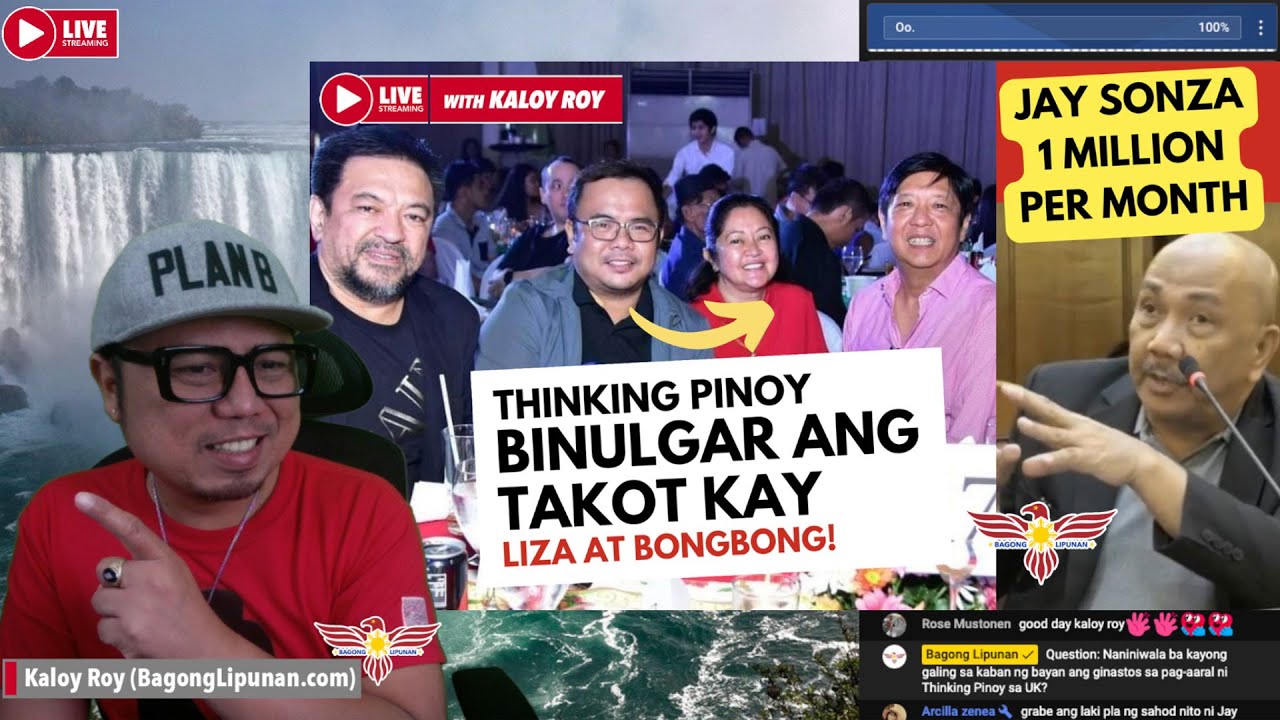 THINKING PINOY MATINDI TAKOT KAY LIZA AT BONGBONG? | JAY SONZA, 1 ...