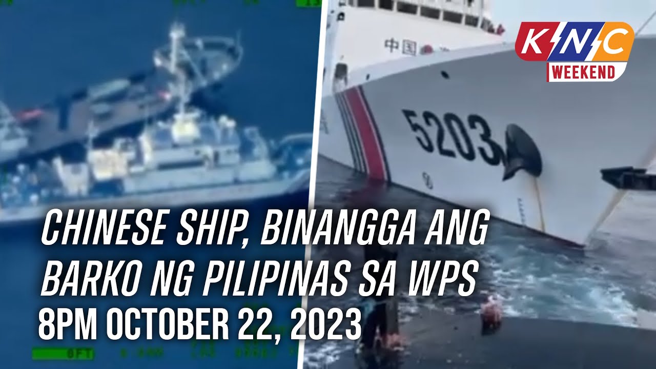 Chinese ship, binangga ang barko ng Pilipinas sa WPS | Kidlat News ...