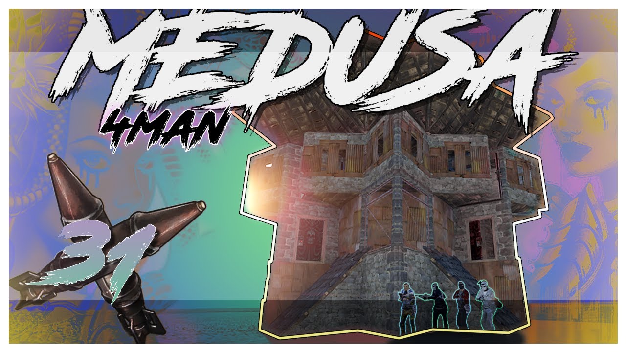 MEDUSA - RUST CONSOLE 4 Man Base Design - YouTube
