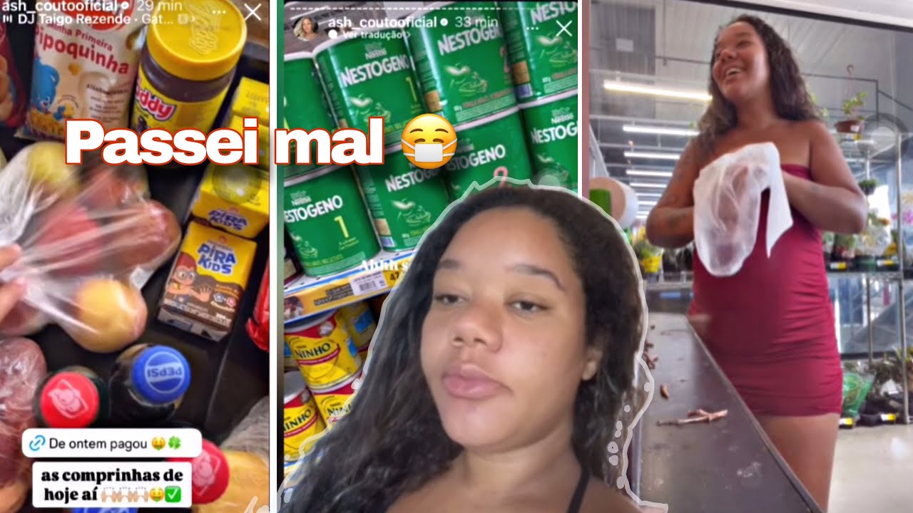 ASHLEY COUTO/ NOSSO FINAL DE SEMANA, COMPRINHAS NO MERCADO, PASSEI ...