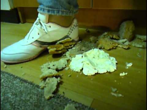 trampled food bread and cheese part 2 - YouTube
