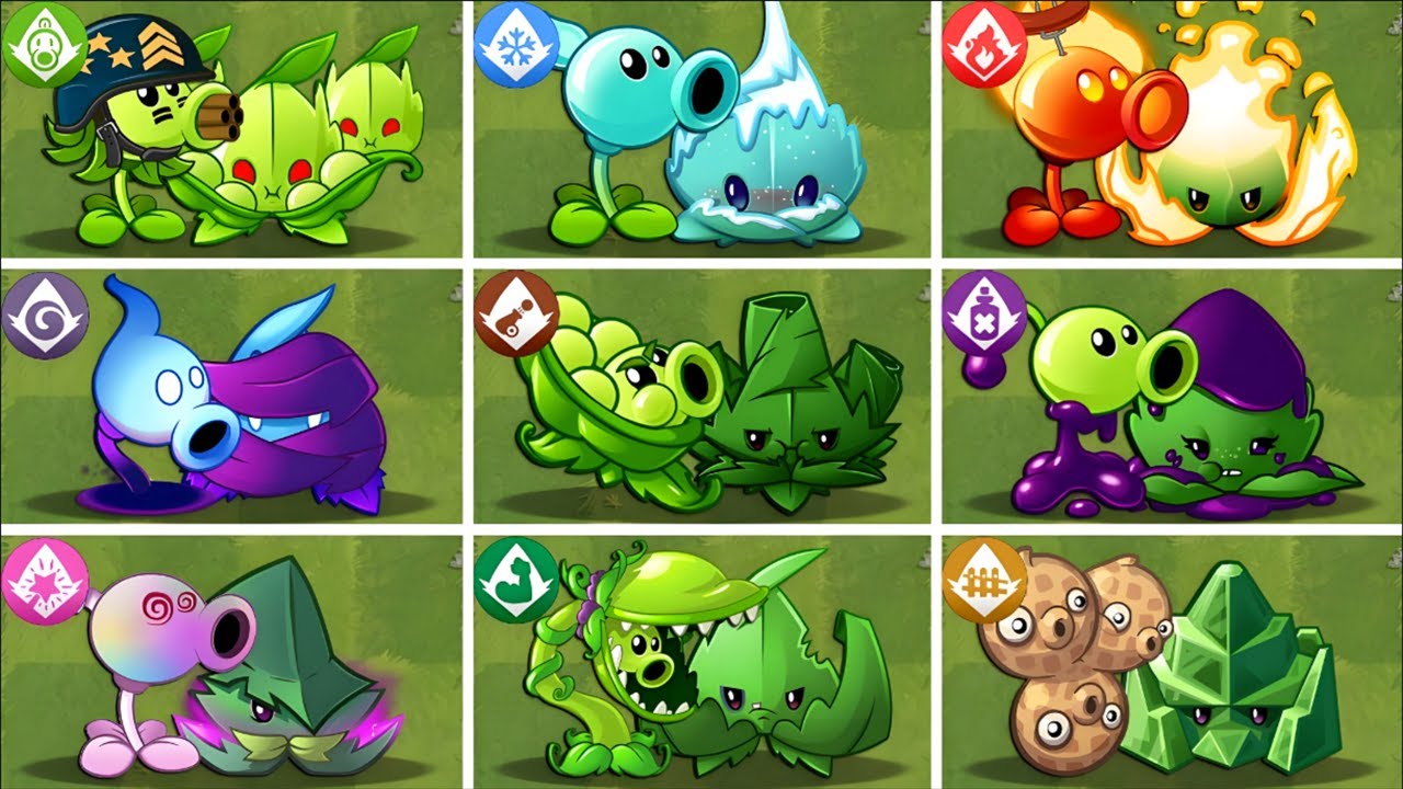 PvZ 2 Final Boss - All PEA & MINTS Plants Power-Up vs PvZ 2 All Final ...