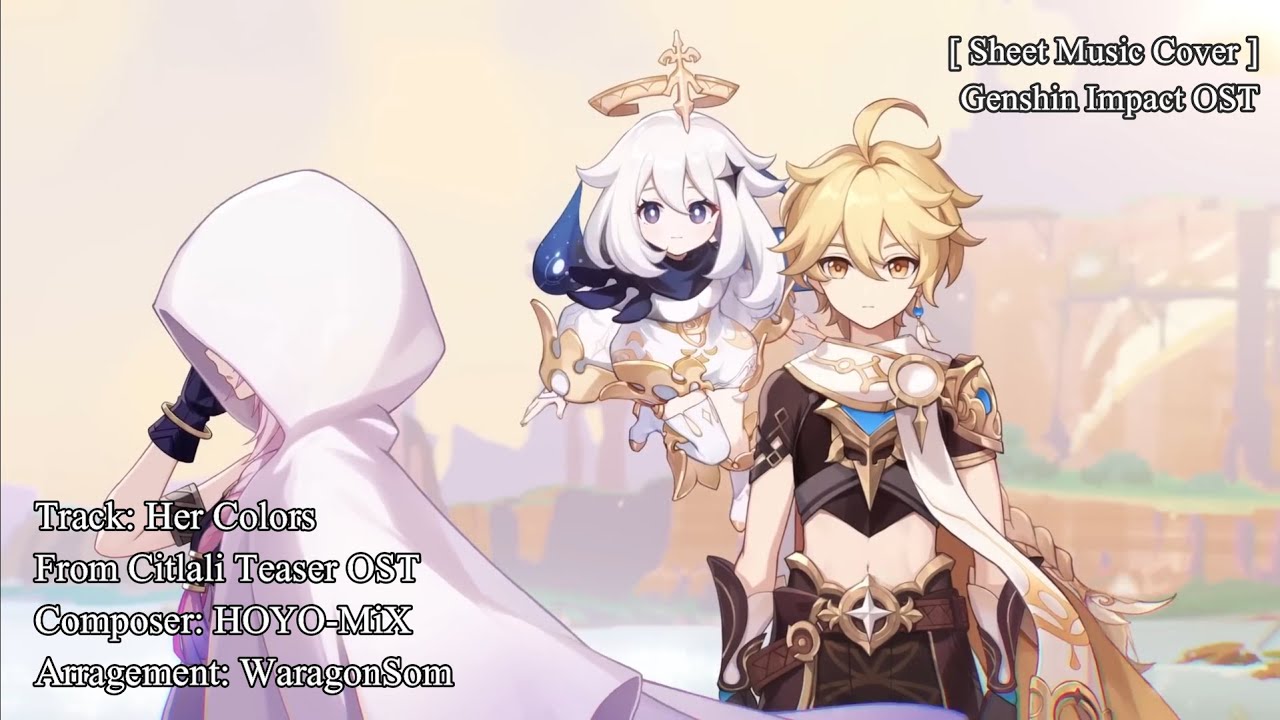 [Sheet Music Cover] "Citlali: Her Colors" | From Genshin Impact Citlali ...