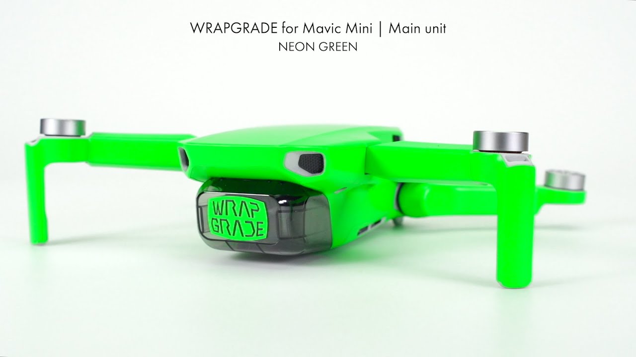 Wrapgrade for Mavic Mini | NEON GREEN - YouTube