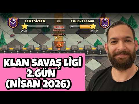 KLAN SAVAŞ LİGİ 2.GÜN ! CLASH OF CLANS
