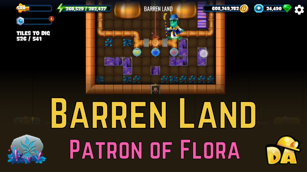 Barren Land - #13 Patron of Flora - Diggy's Adventure - YouTube