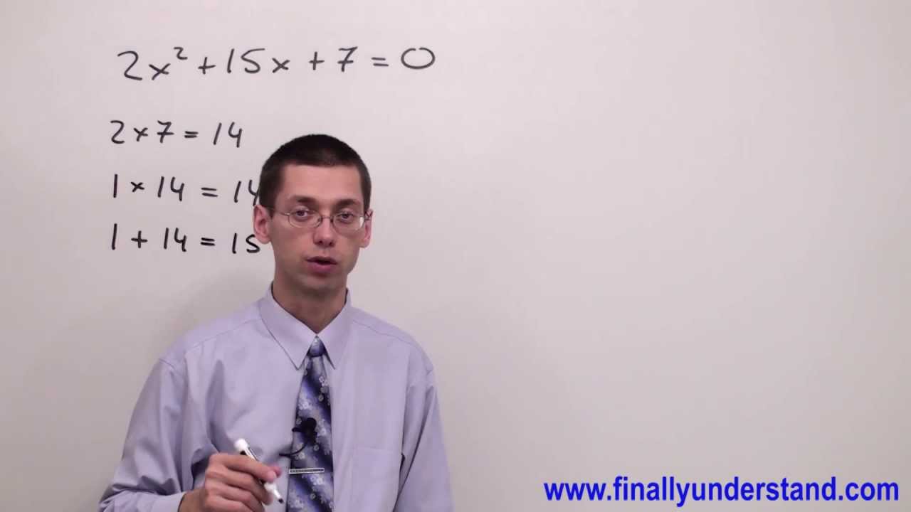 Math Tutoring - Quadratic Equations Tutorials (Mathematics) - YouTube