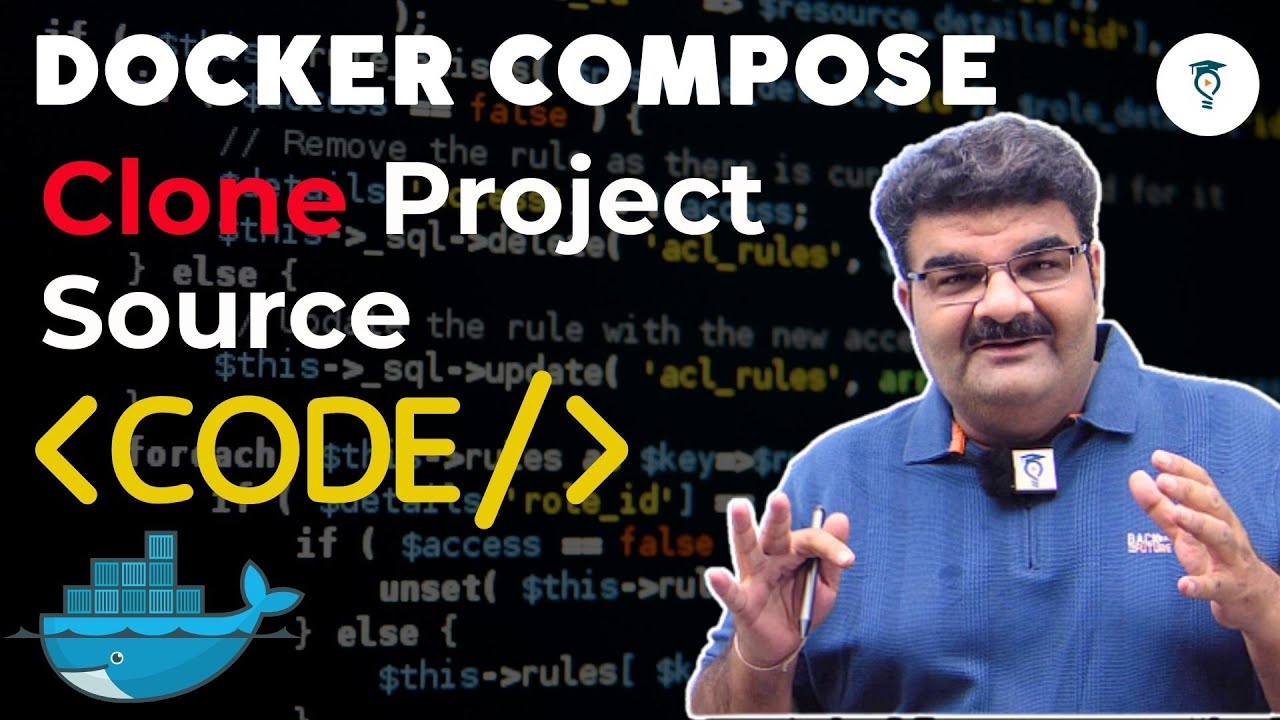 Episode 40/135 | How To Clone Project Source Code | Docker Compose | Docker Full Course In Hindi ...