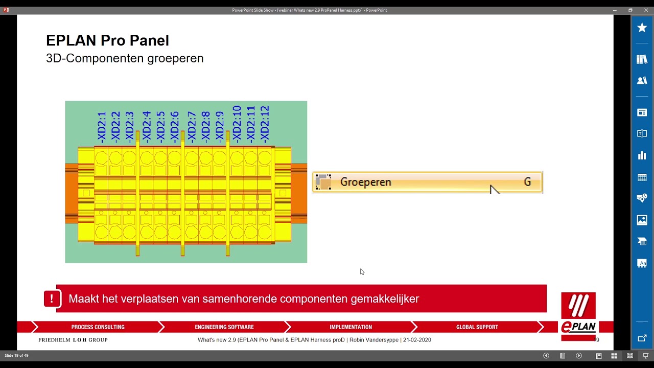 Tips & Tricks webcast - Nieuwe functionaliteiten EPLAN Pro Panel 2.9 & Harness proD 2.9 - YouTube
