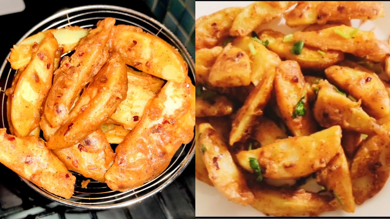 Spicy potato wedgies recipe | Quick and easy homemade wedgies - YouTube