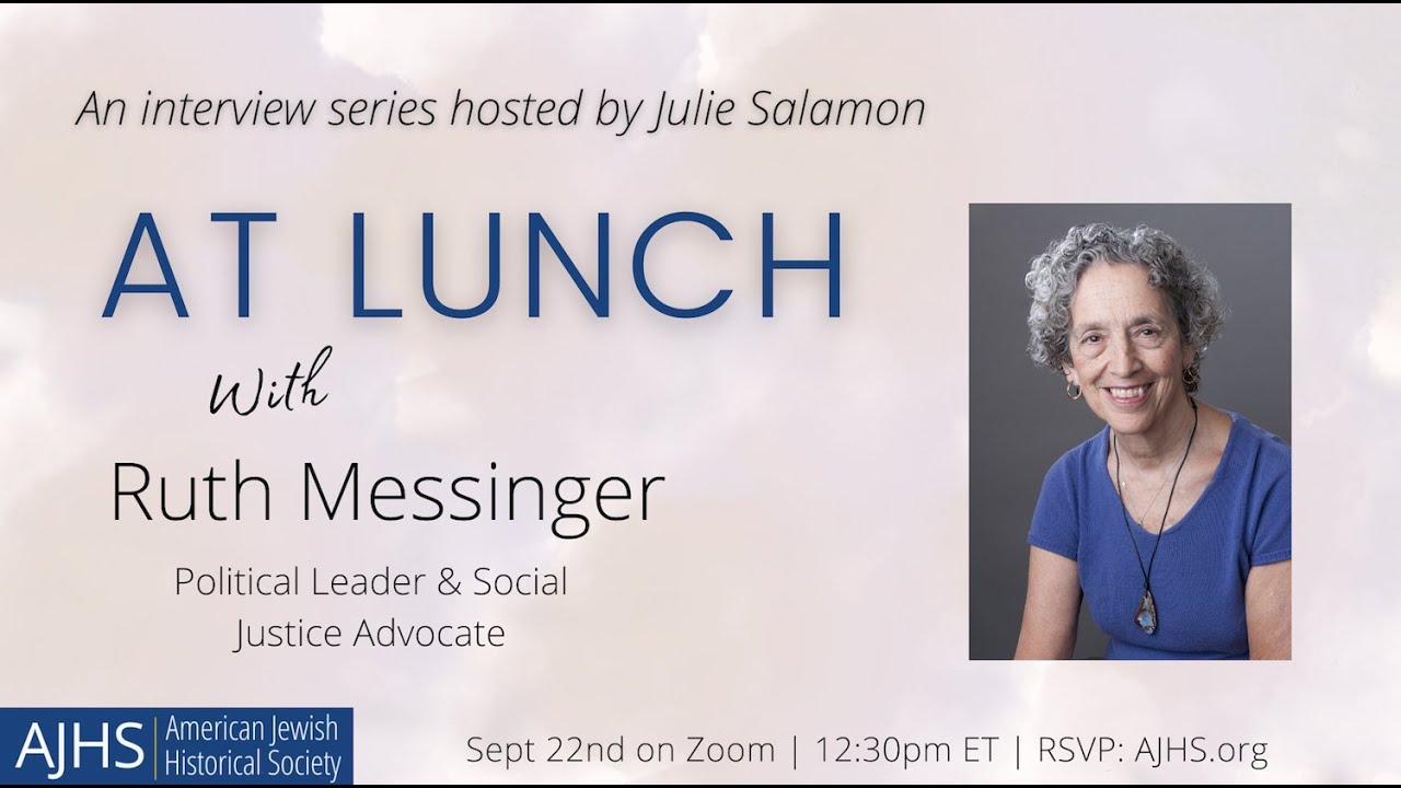 At Lunch with Ruth Messinger - YouTube
