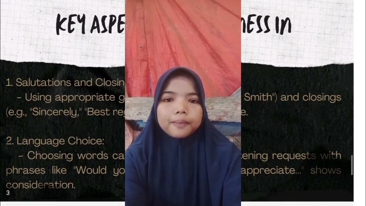 Understanding The Use Of Being Polite In A Letter - YouTube