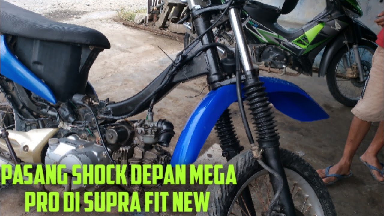 Modifikasi motor Supra fit new jadi trail@om.montir - YouTube