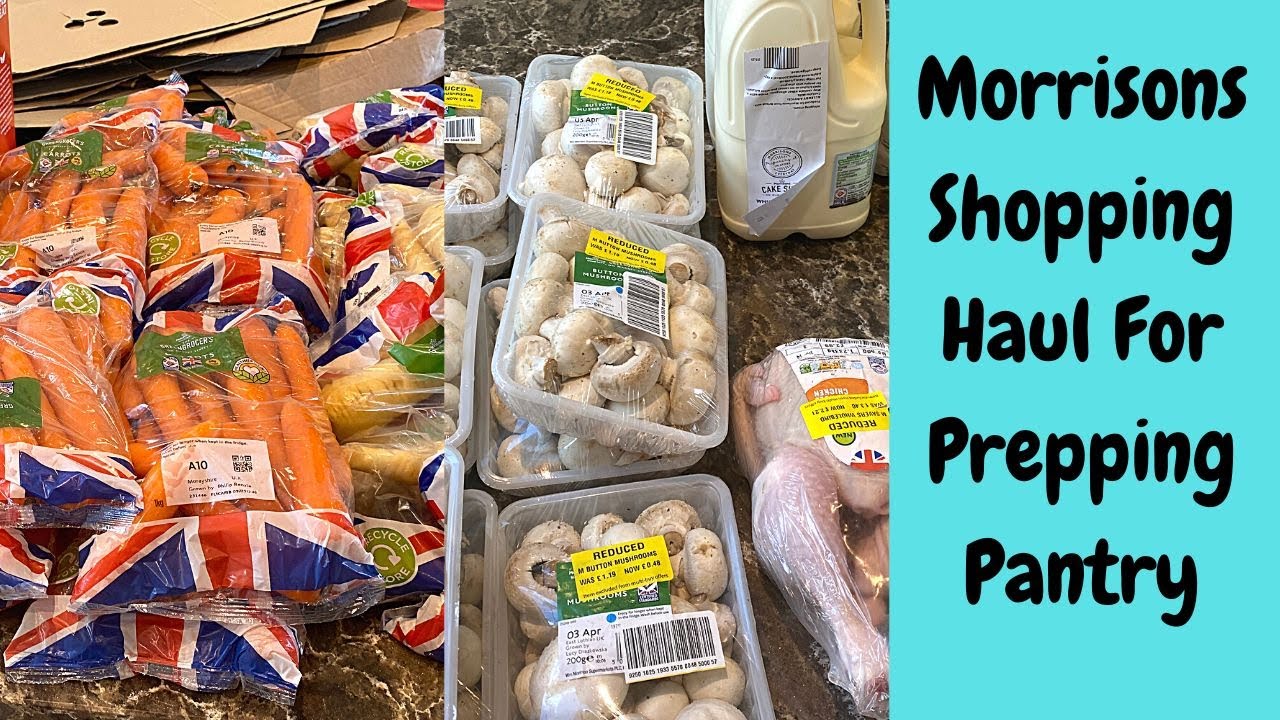 Morrisons Shopping Haul With Lots Of Reduced Price Items - Prepping ...