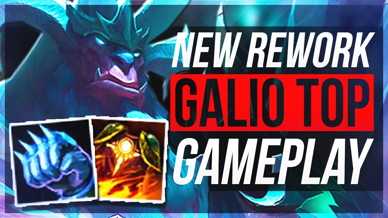 TRUE POWER OF GALIO REWORK - Tank Top Gameplay | League of Legends ...