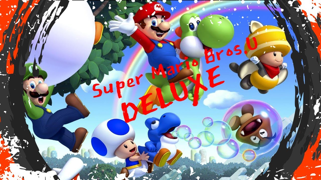 Half-Baked SUPER MARIO BROS.U DELUXE! Come Hang Out while I Play A Game ...
