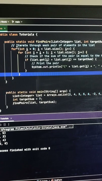 Print Array Elements Whose Sum Is Equal To A Given Number 🚀 Javaprogramming Javatips Youtube 