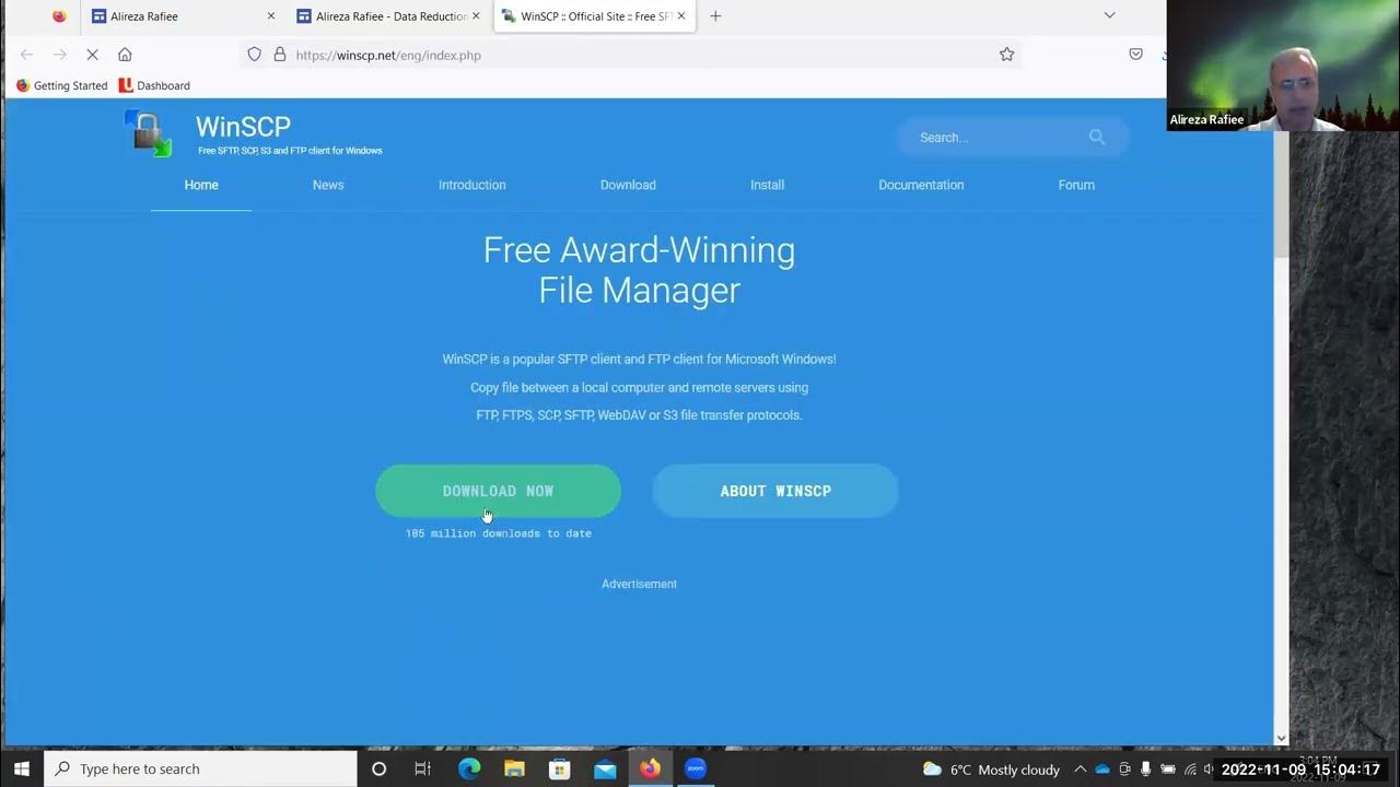 How to transfer data with winscp - YouTube