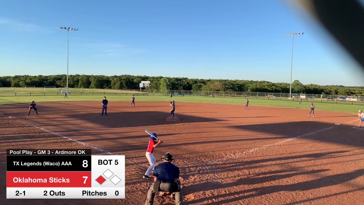 TX LEGENDS 10U vs Oklahoma Sticks 10U - YouTube