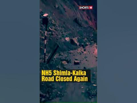 Solan Landslide | Shimla-kalka Road At Nh-5 Closed After Landslide In Himachal's Solan | #shorts ...