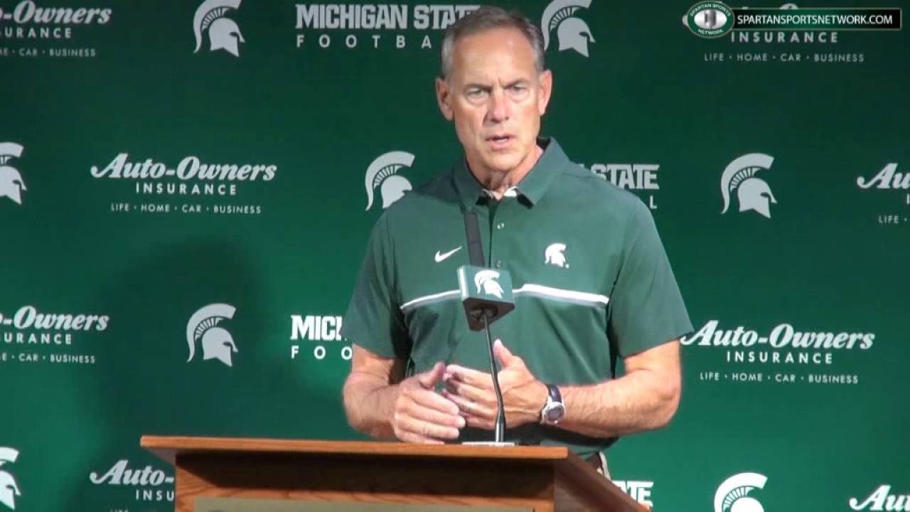 Mark Dantonio 2016 MSU Media Day Press Conference - YouTube