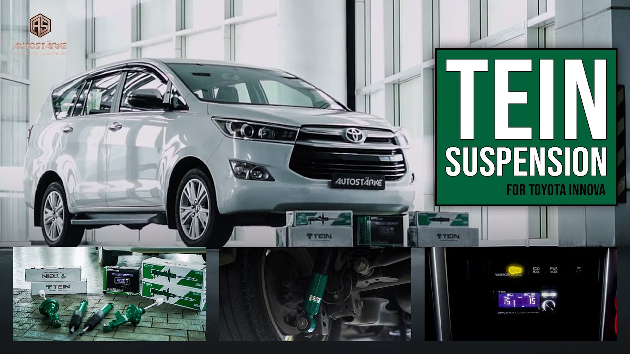 Toyota Innova Crysta With Fully Adjustable Comfort Tein Suspension | Autostarke - YouTube