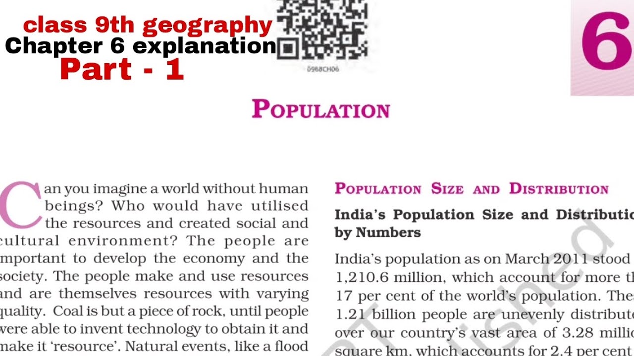 Class 9th geography chapter 6 explanation | population chapter ...