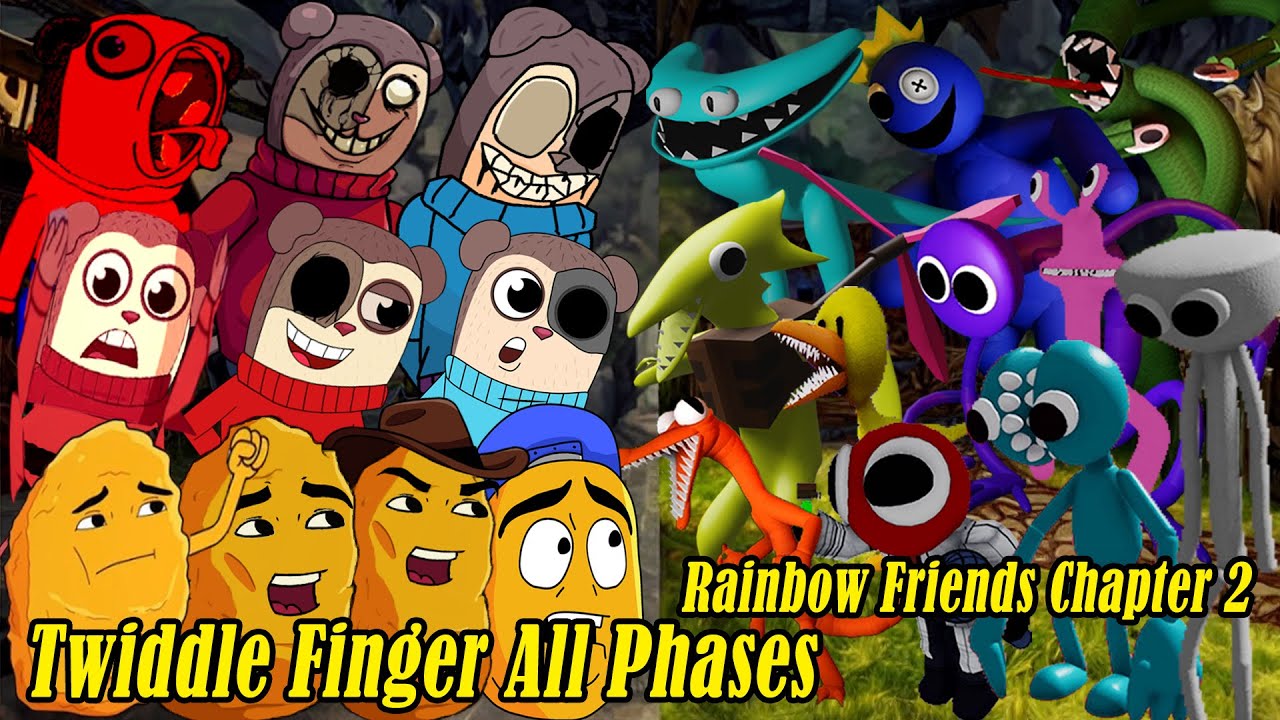 [SWAP] FNF Twiddle Finger All Phases Vs Rainbow Friends Friends x To ...