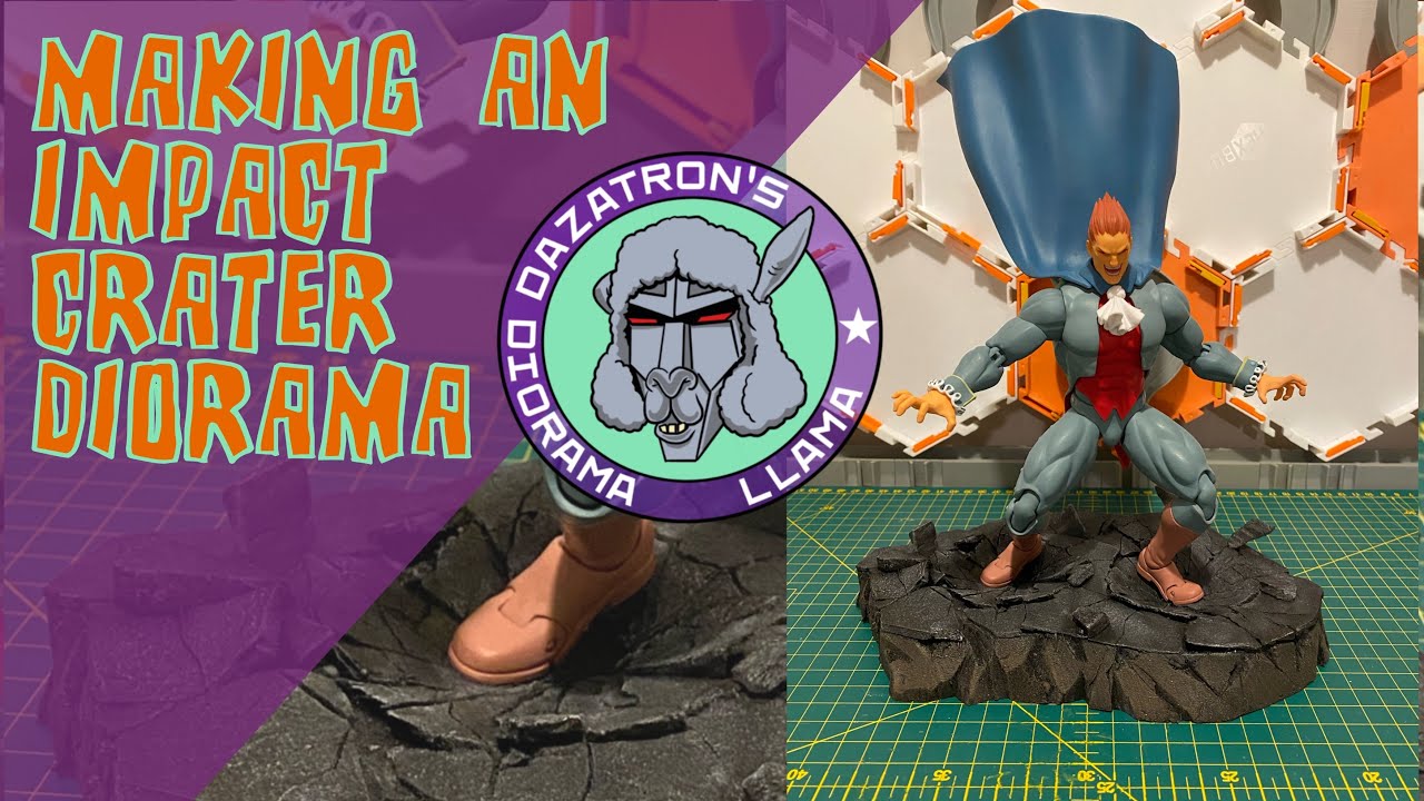 Making an Impact Crater Diorama #diorama #actionfiguredisplay # ...