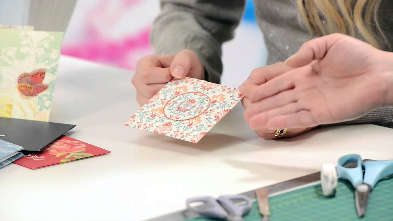 HOW TO DECORATE PAPER WITH BACKSTITCH - YouTube