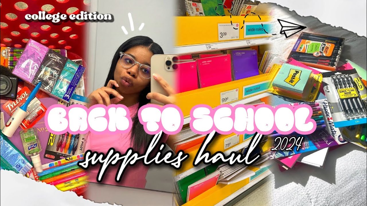BACK TO SCHOOL SUPPLIES HAUL 2024 | *JUNIOR YEAR EDITION* - YouTube